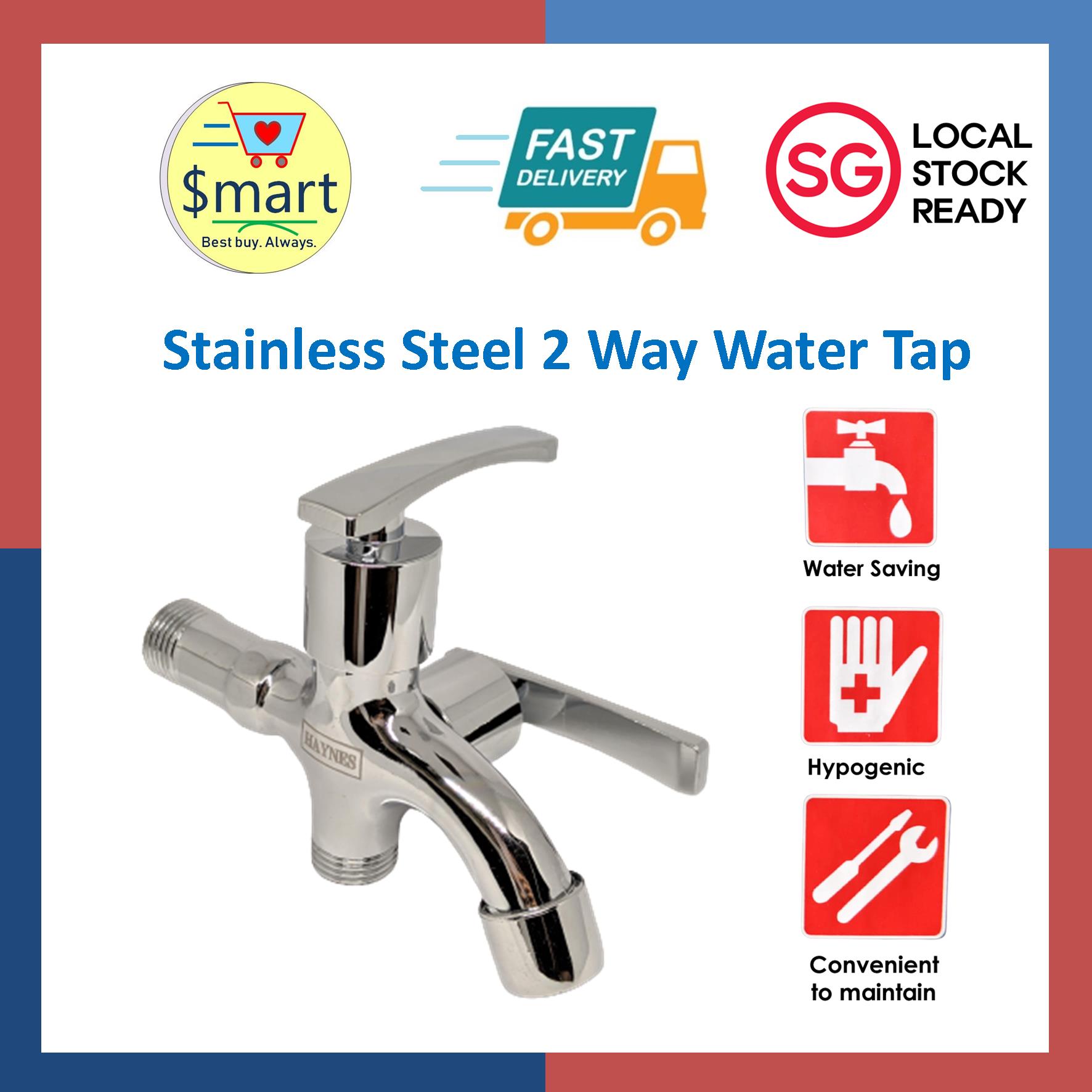 Buy *SG LOCAL STOCK* HAYNES Stainless Steel 2 Way Water Tap on ezbuy SG