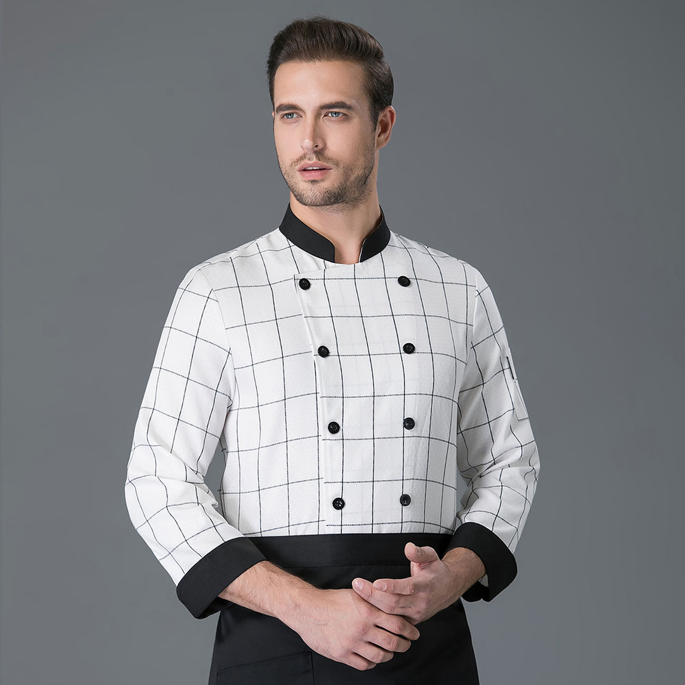 Buy Restaurant hotel chef's work clothes long-sleeved autumn and winter ...