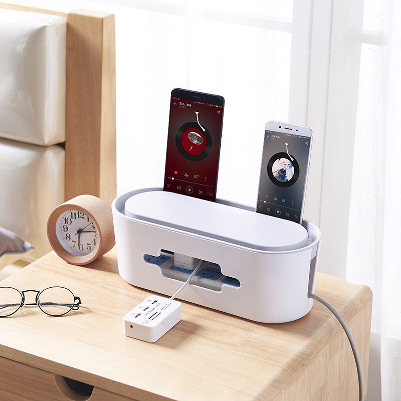 Buy Large power outlet wire storage box wire row line board arrangement ...