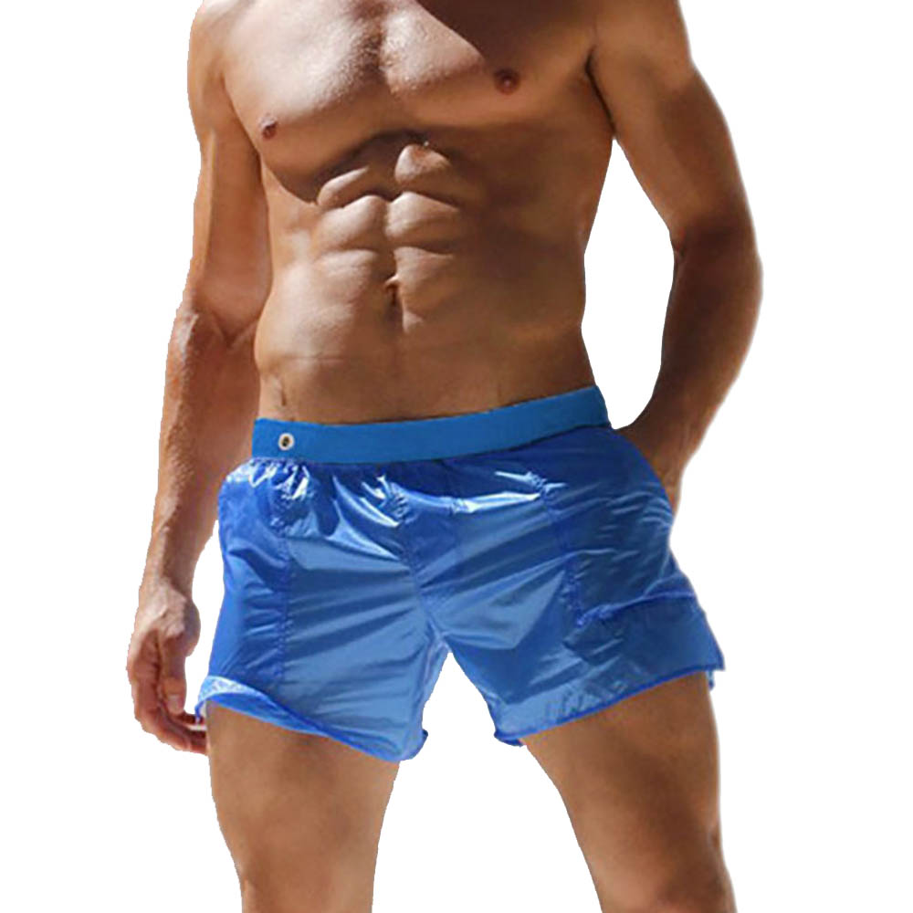 Buy Mens Translucent Quick Drying Swim Trunks Pants Swimwear Shorts