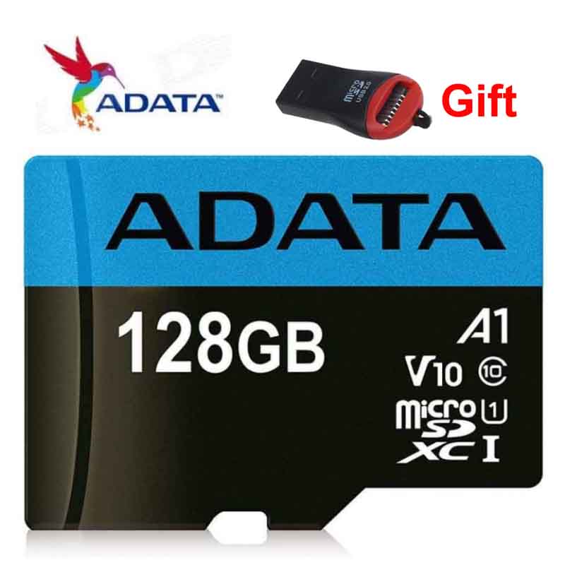 Buy ADATA Memory Card 128GB 128G Class10 TF Card Micro SD + Card Reader ...