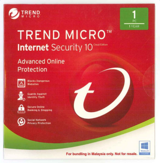 Buy Trend Micro Internet Security 1User 1PC - OEM (Send License Key by ...