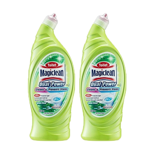 Buy [Bundle of 2] Magiclean Dual Power Toilet Cleaner 650ml - Ocean ...