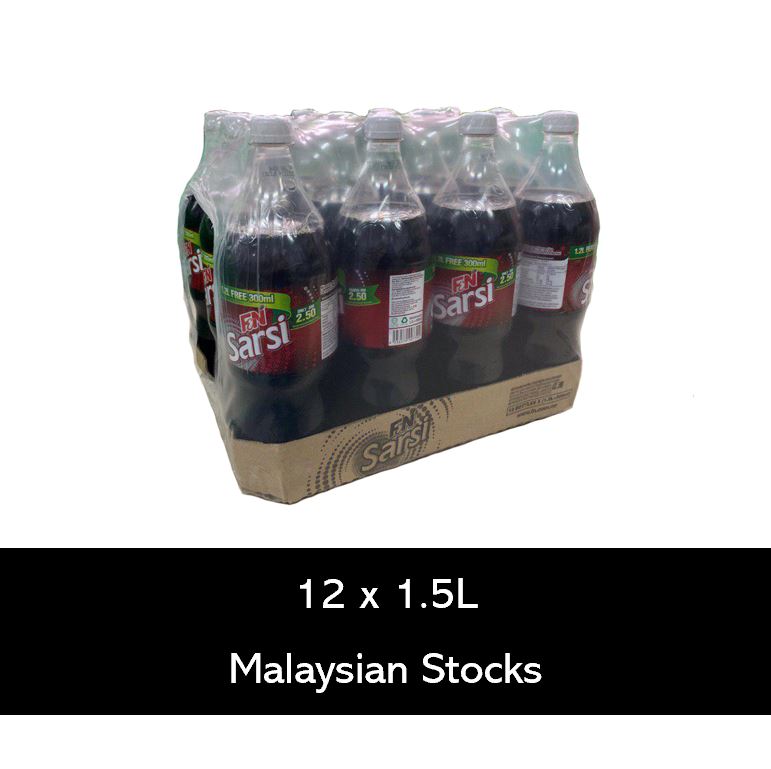 Buy F&N Sarsi 12 Bottles (1.5L) [Malaysian Stocks] on ezbuy SG