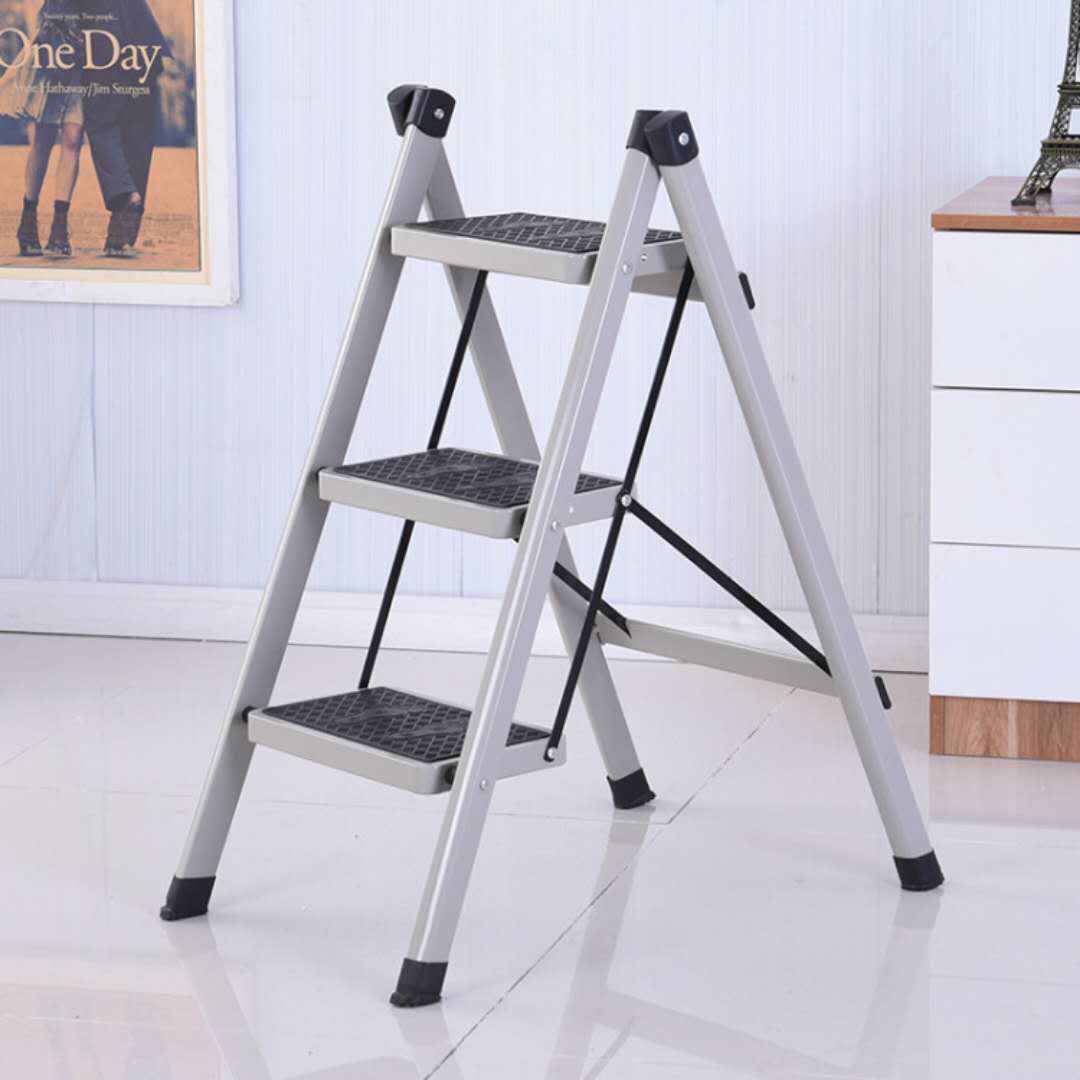 Buy Ladder home folding Ladder stool 2345 step thickening iron pipe ...