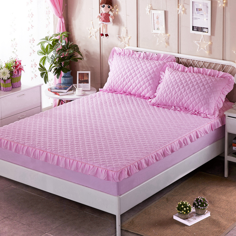 Buy Sheath 1.5 m 1.8 m pure cotton dust-proof thin bed cover ins net ...