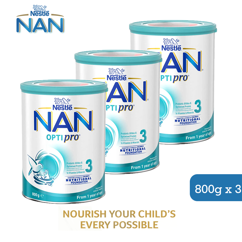 Buy Nestle Nan OptiPro 3 Optipro Stage 3 [Bundle Of 3] on ezbuy SG
