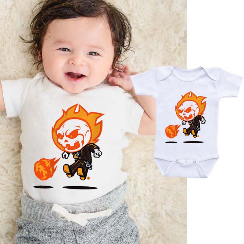 Buy ghost rider Baby Boy Baby Girl Funny Personalized baby gift Rompers ...