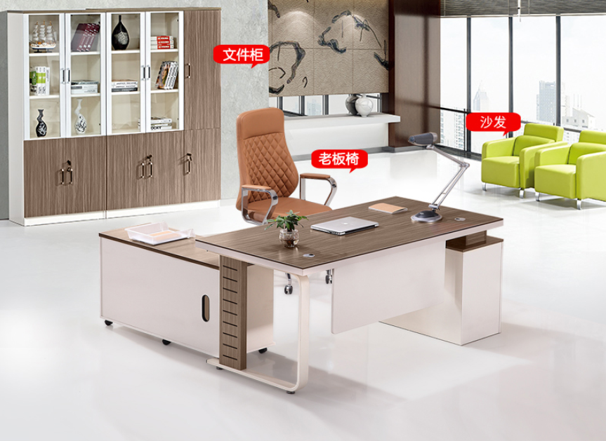 Buy Office furniture boss table manager table simple modern large class ...