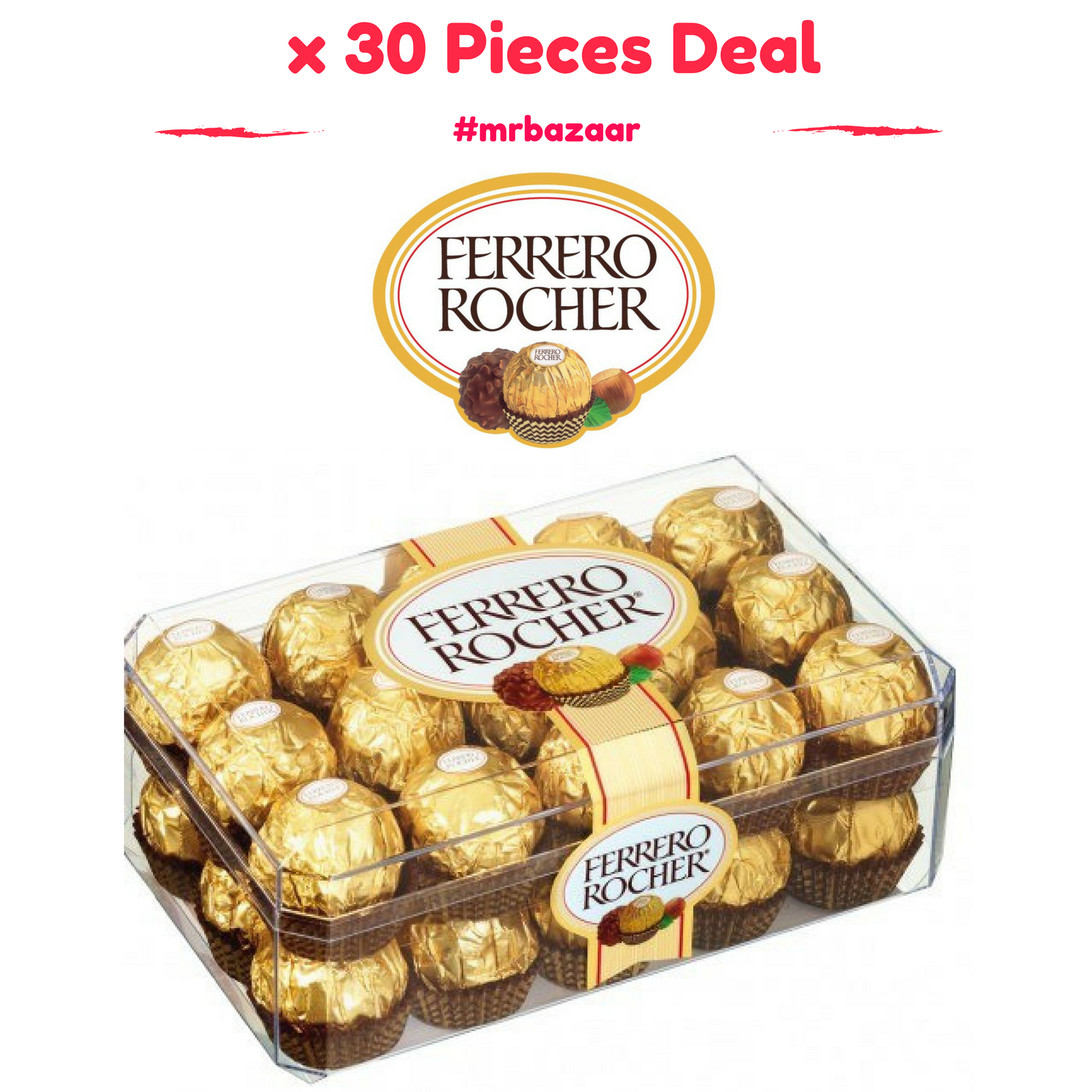 Buy Ferrero Rocher T30 (30 Pieces/ Box , 375g) on ezbuy SG