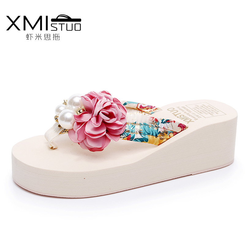 Buy Beach Slippers women wear thick-bottomed PumpSlippers women's ...