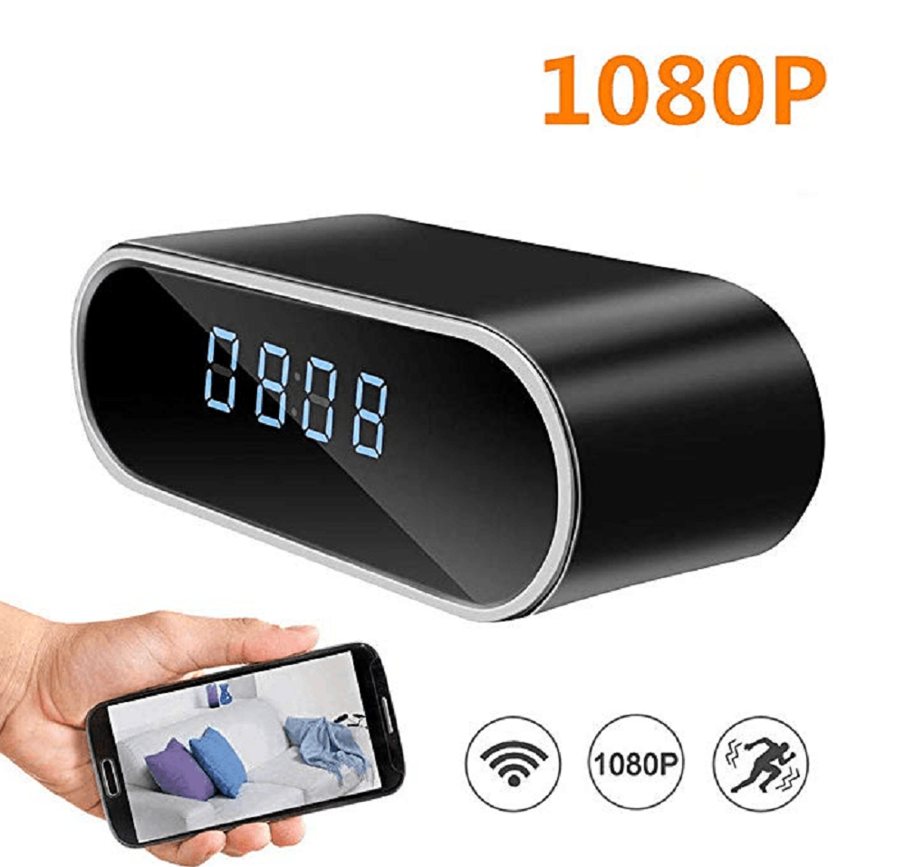 Buy WIFI Full HD 1080P Spy Camera Hidden Cam Alarm Clock Night Vision ...