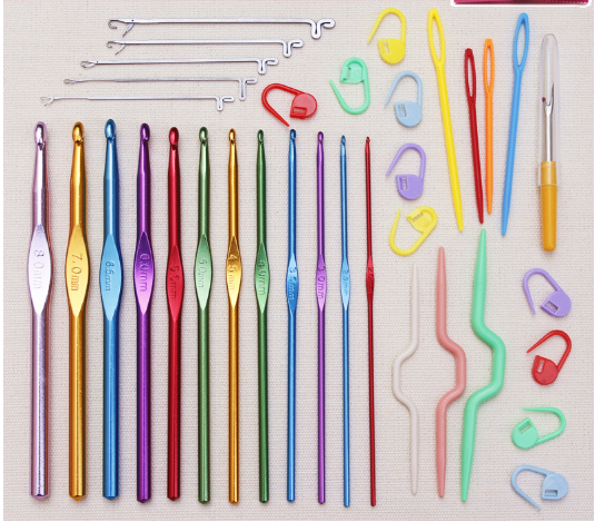 Buy Novice Crochet tool Set crochet wool hook needle sweater crochet ...