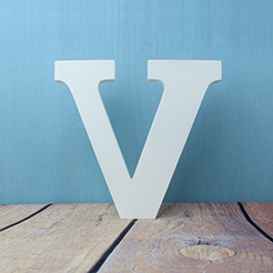 Buy Beautiful pure white wooden letters creative decorative ornaments ...