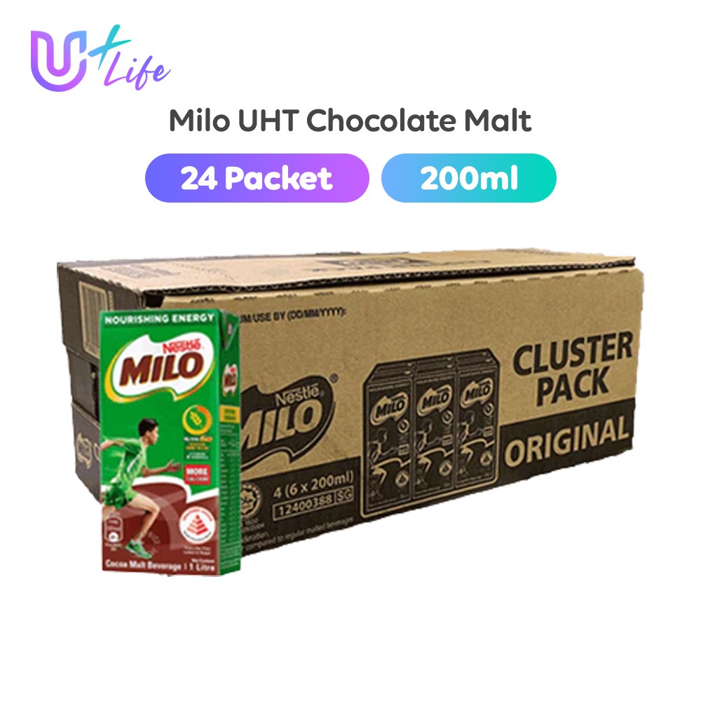 Buy 【Local Ready Stock!!!】Milo UHT Chocolate Malt 24 Packets (200ml) SG ...