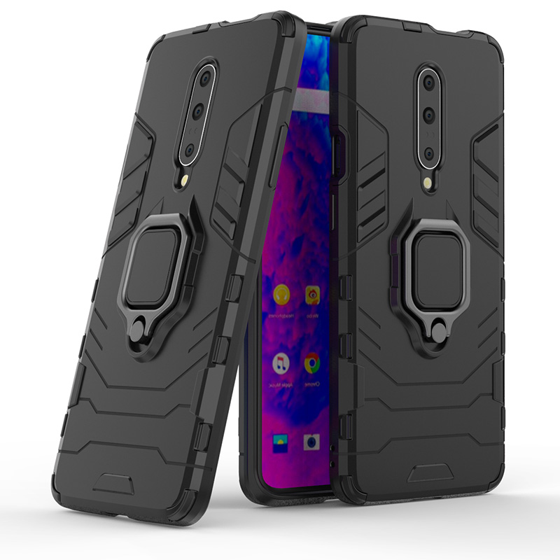 Buy Armor Ring Case For Oneplus 7 Pro Case Magnetic Car Hold Shockproof 