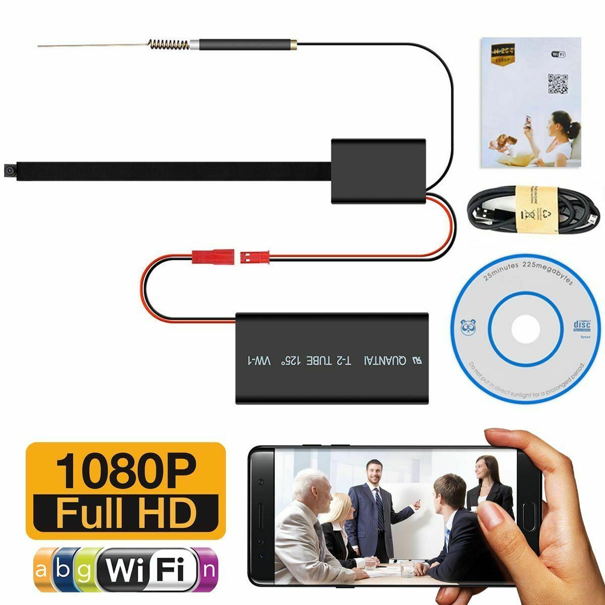 Buy HD 1080P Wireless Wifi IP Cam Spy Hidden Camera Module Mini DV DVR ...