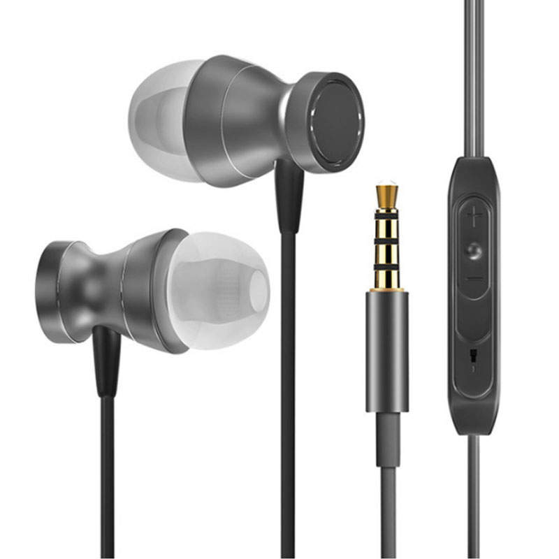 Buy Magnetic Earphone Brand In-Ear Wired Earphones Metal Heavy Bass ...