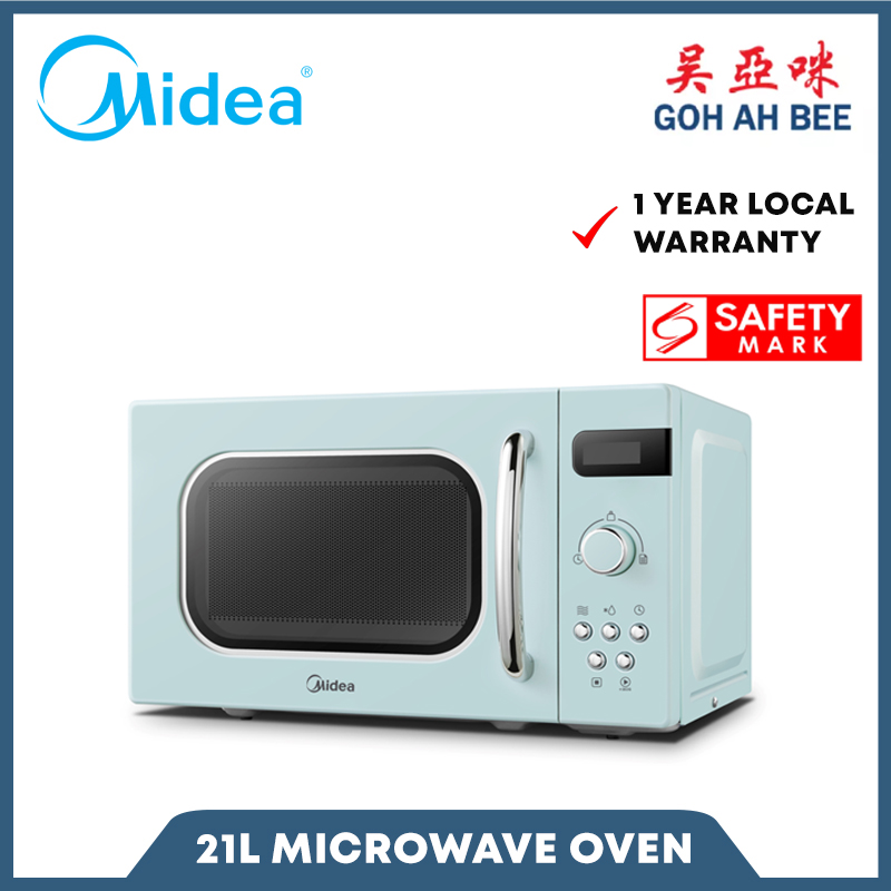 Buy Midea 21L Retro Microwave Oven AM820C2RA | Ready Stock | 1 Year ...