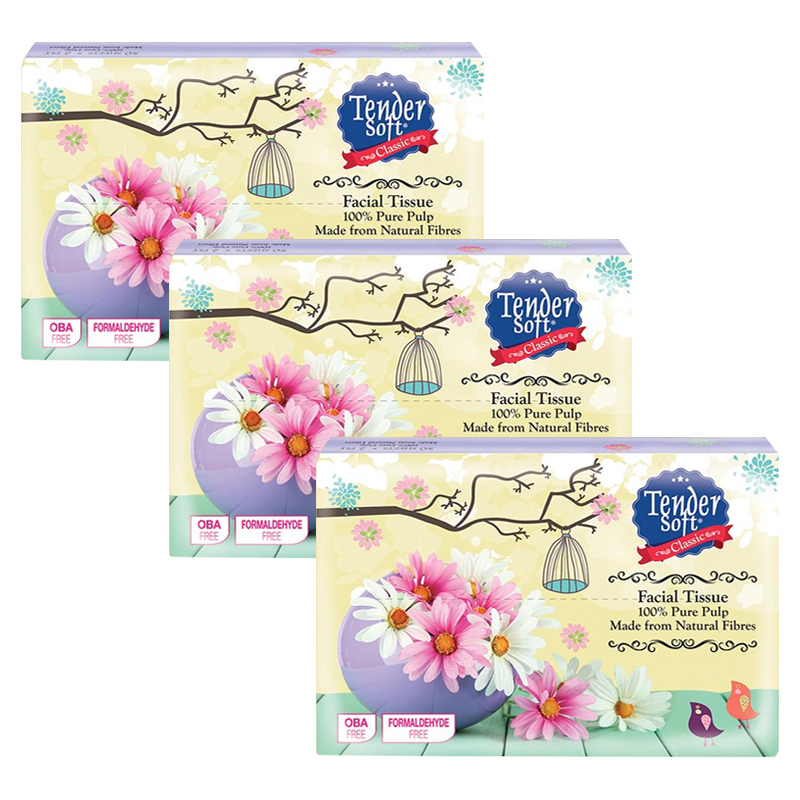 Buy Tender Soft Travel Pack Tissue (2 Ply x 50 Sheet x 3 Packs) on ezbuy SG