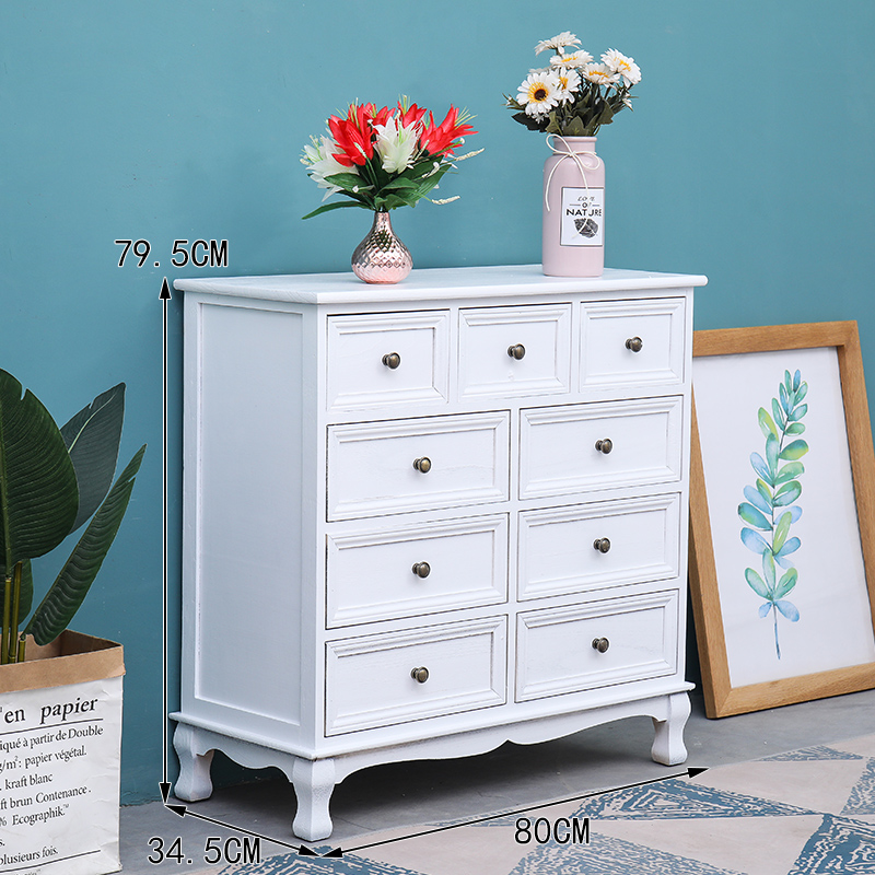 Buy Solid wood five bucket cabinet simple modern storage bedroom multi ...