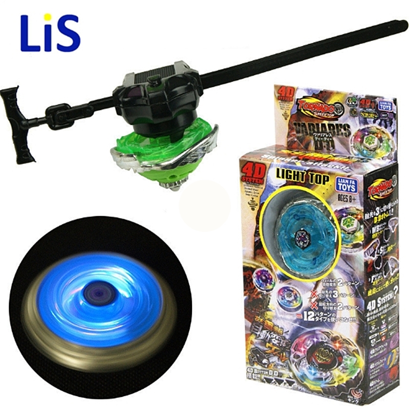 Buy Lighting Beyblade BURST Metal Fusion 4D Launcher Beyblade Spinning ...