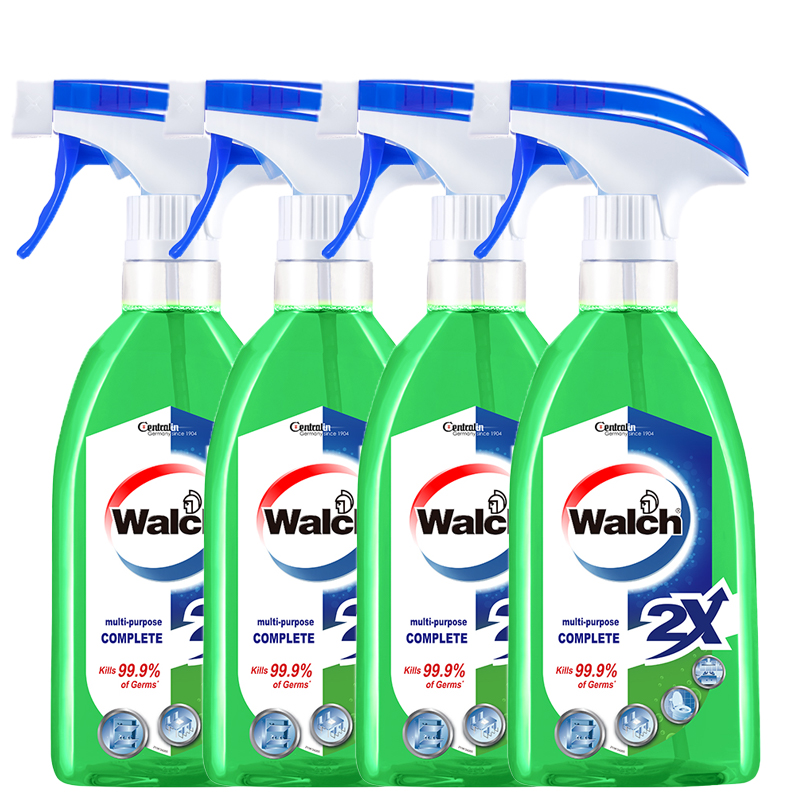 Buy Walch Multi Purpose Cleaner Spray 500ml x 4 Bottles | Kills 99.9% ...