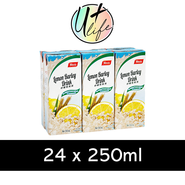 Buy Yeo's Lemon Barley 24 Packets (250ml) [Min 6 Months Expiry] on ezbuy SG