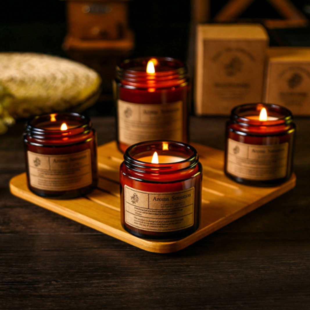 Buy DIY handmade soy wax-scented candle Large and smokeless romantic ...