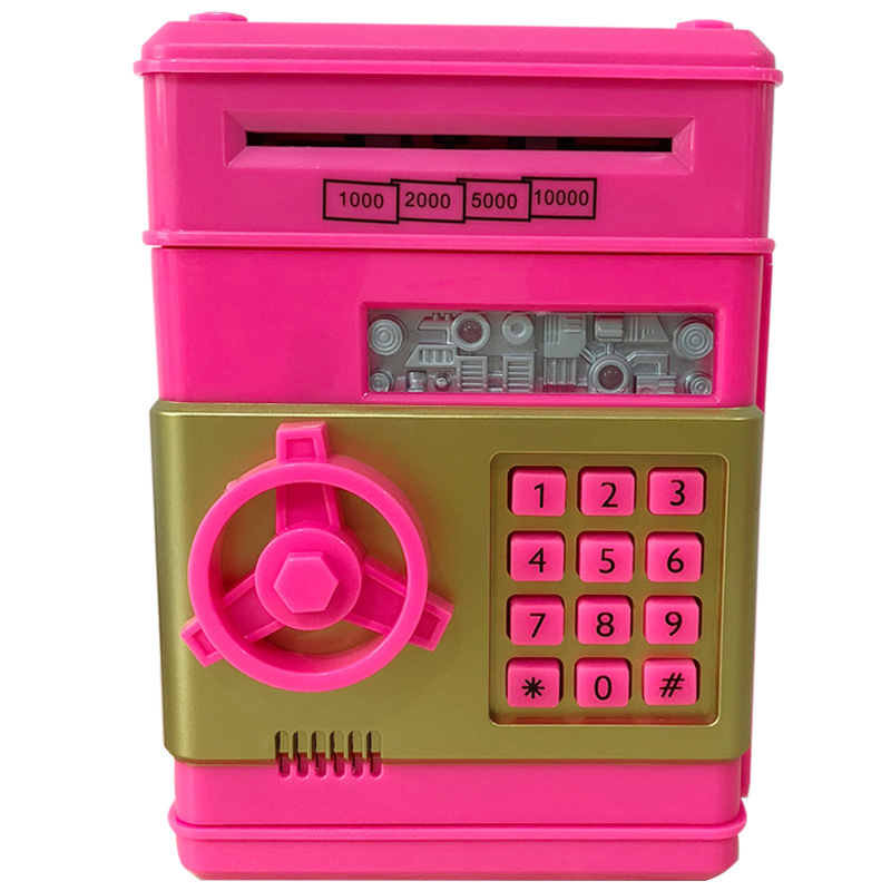 Buy Automatic money-coffers safe painted ATM piggy bank mini safe ...