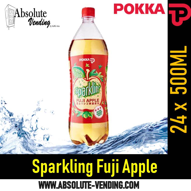 Buy POKKA Sparkling Fuji Apple (Bottle) 500ml X 24 on ezbuy SG