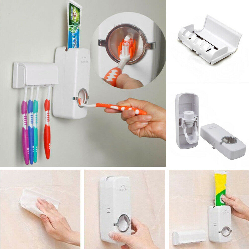 Buy Creative 1Pc New Hands Free Automatic Squeezer Toothpaste Dispenser ...