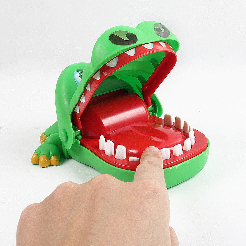 Buy Whole toy bite finger toy bite crocodile new strange crocodile bite ...