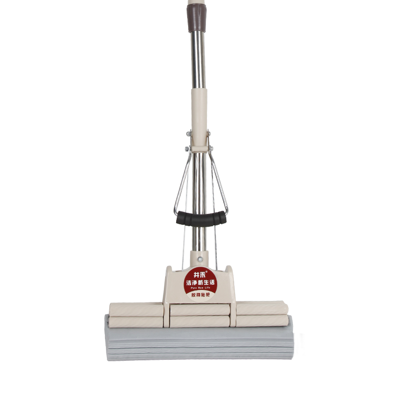 Buy Wet duplex mop with three rollers rubber cotton mop on ezbuy SG