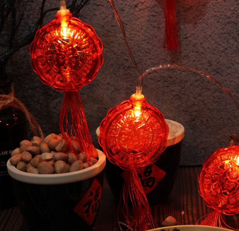 Buy LED China Festival red lantern string outdoor waterproof lanterns ...