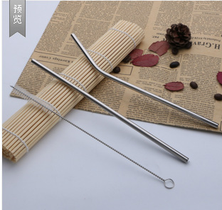 Buy Playlimit 304 stainless steel straw scoop pearl milk tea Straw ...