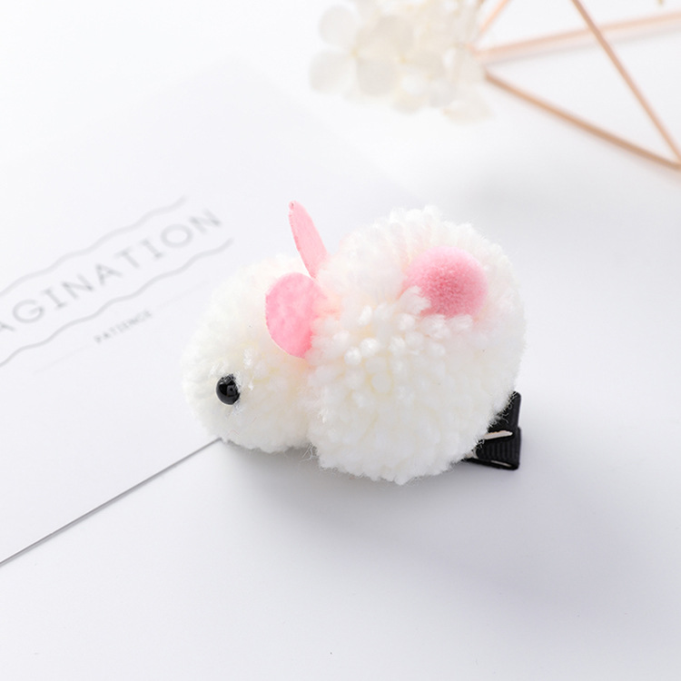 Buy New ins cute cute lamb hair stereo rabbit hairpin, autumn and ...