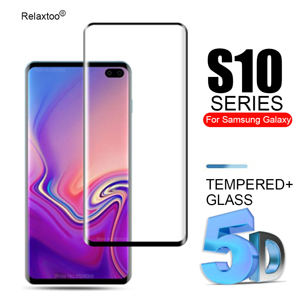 Buy 5d curved tempered glass for samsung galaxy s10 plus screen ...