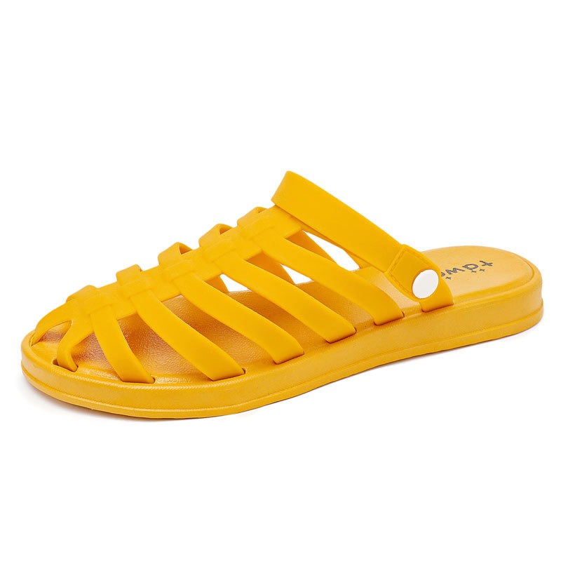 Buy The new summer women's Sandals plastic Roman bag head Sandals bag ...