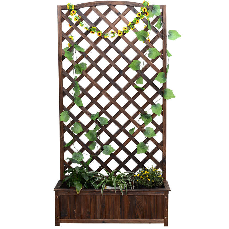 Buy Outdoor courtyard with flower pot flower box partition balcony ...