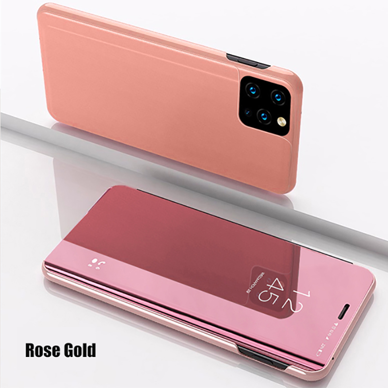 Buy Luxury Smart Mirror Flip Case For iPhone 11 12 Pro Mini XR XS Max ...