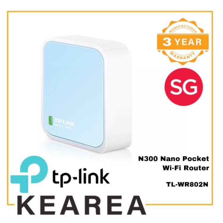 Buy TP Link TL-WR802N 300Mbps N300 Nano Pocket Wi-Fi Router on ezbuy SG
