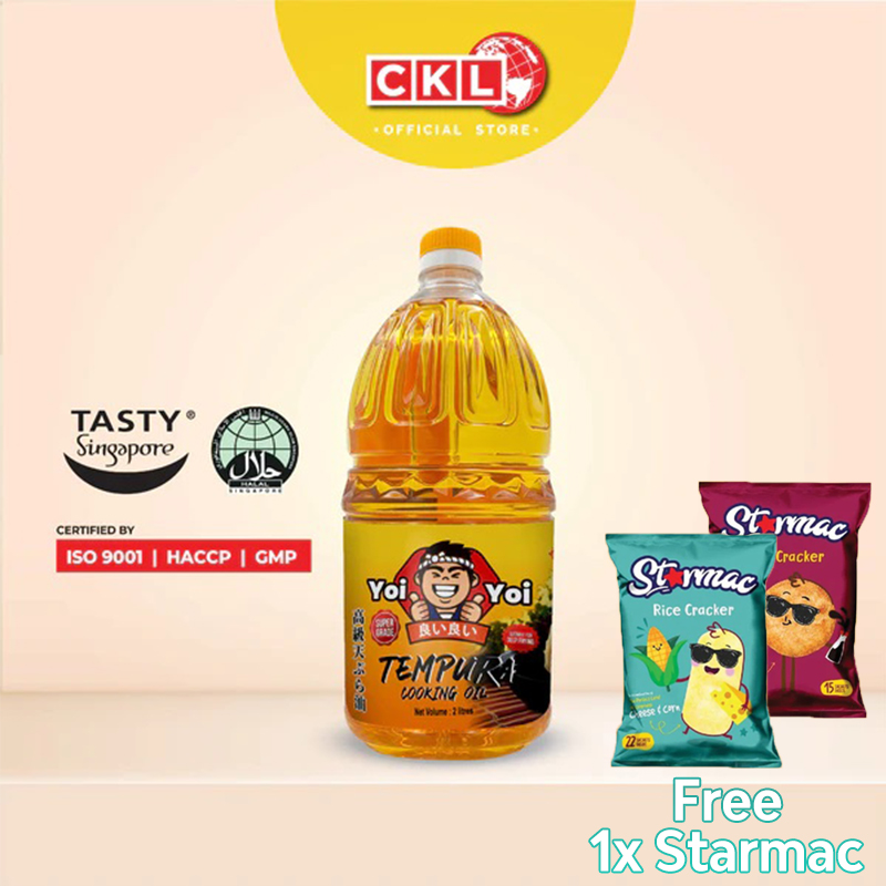 Buy (Free 1x Starmac) Yoi Yoi Tempura Cooking Oil Halal 1X2L Bottle ...